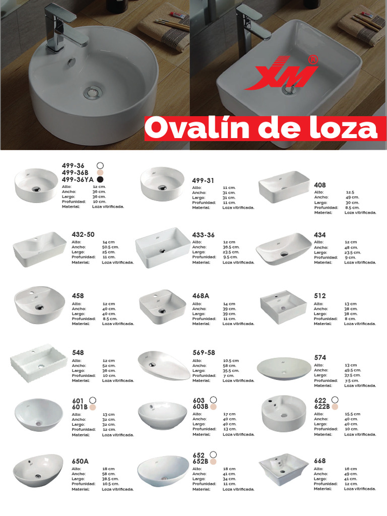 CATALOGO DE LOZAS | PDF