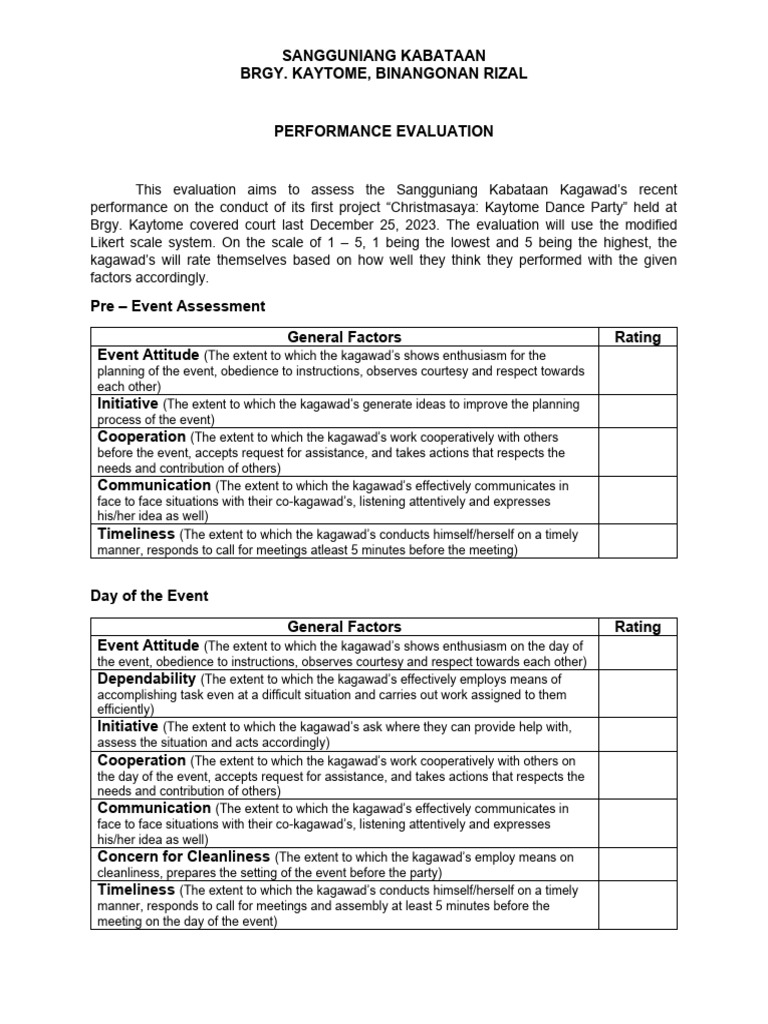 Performance Evaluation | PDF | Performance Appraisal | Social Psychology