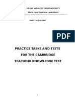 TKT Module 2 Past Papers With Key | PDF | Career & Growth