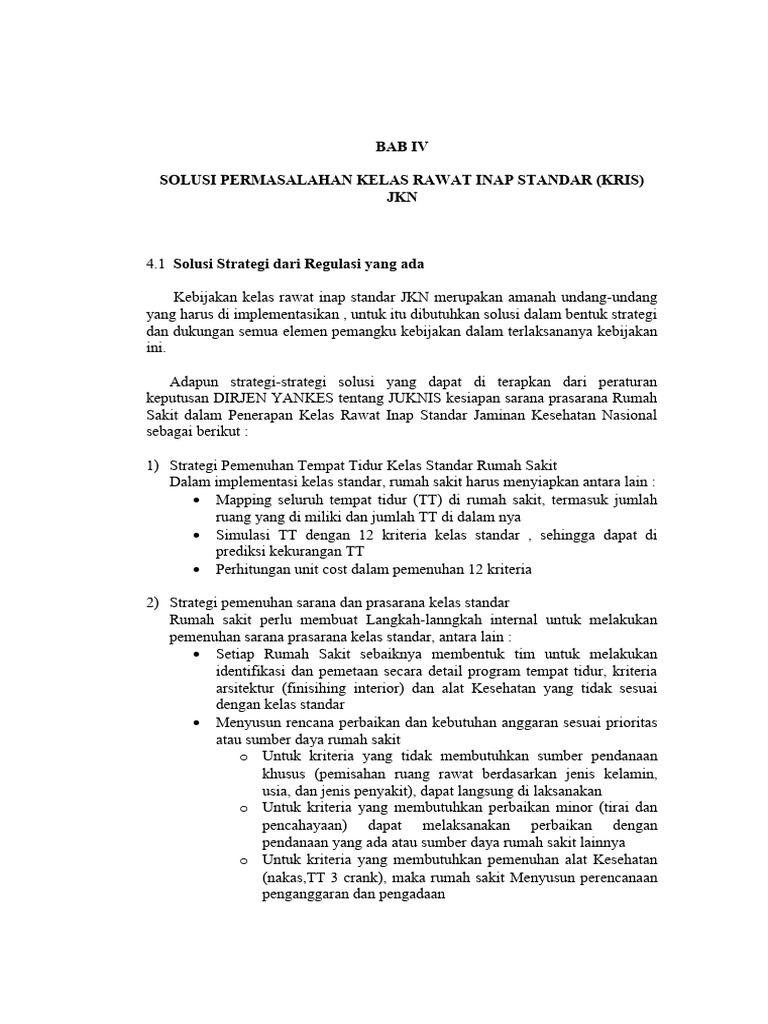 IV.Solusi KRIS JKN(eko) | PDF