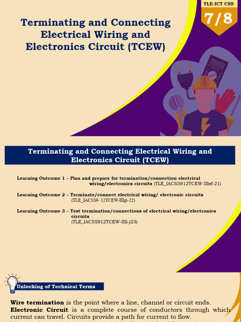 Module 6 - Terminating and Connecting | PDF | Direct Current | Electronic Component