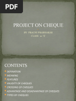 Sample Cheque Leaf | PDF