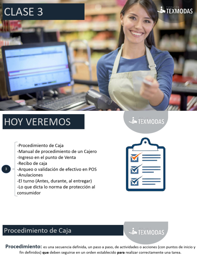 Clase 3 Curso Cajero | PDF