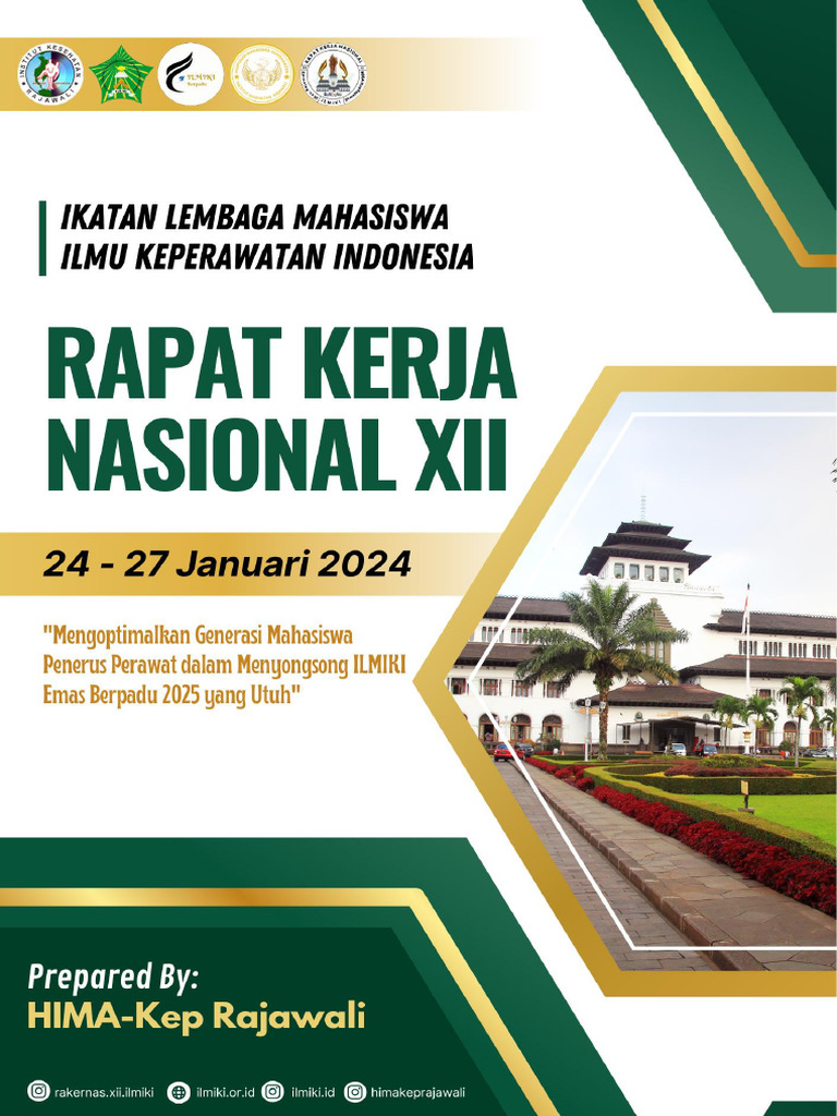 PROPOSAL RAKERNAS XII ILMIKI 2024 INSTITUT KESEHATAN RAJAWALI-HIMA-Kep | PDF