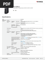 Gc-1000 Datasheet Keyence | PDF | Relay | Bipolar Junction Transistor