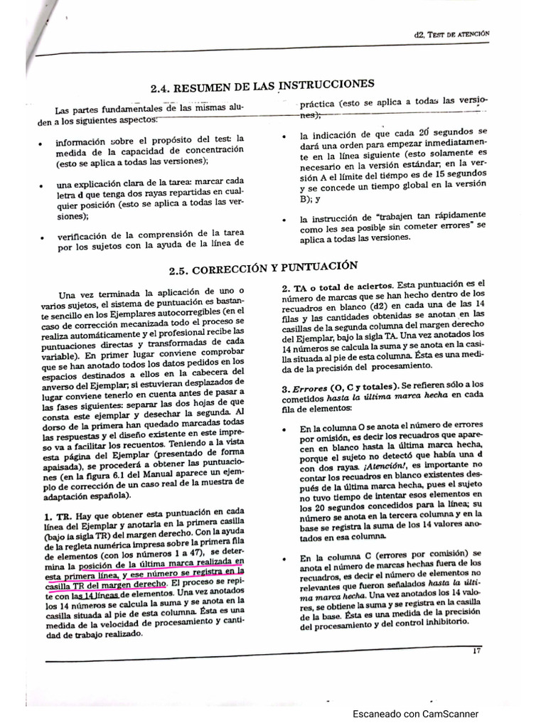 D2_completo_baremo e interpretación | PDF