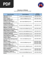 DPWH Key Contacts Directory | PDF