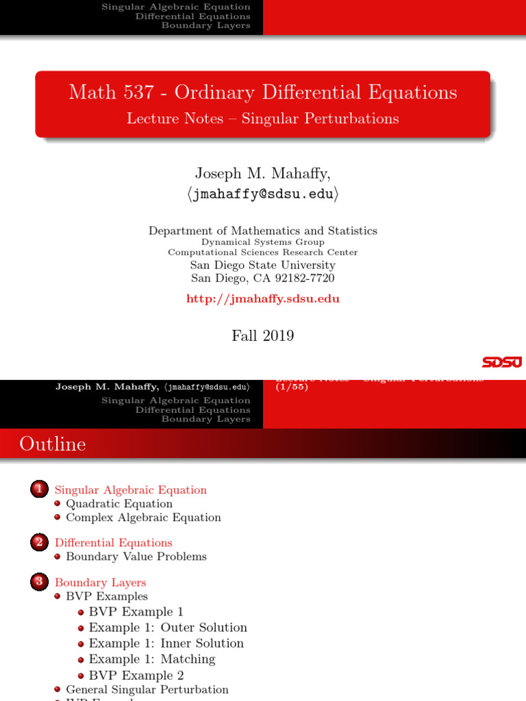 Advanced Differential Equations | PDF | Equations | Differential Equations
