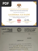 Legal Internship Certificate Format | PDF