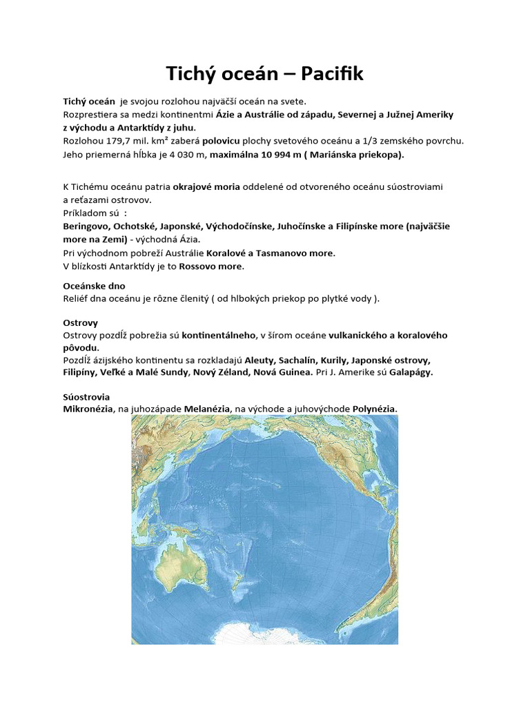 Tichý Oceán | PDF