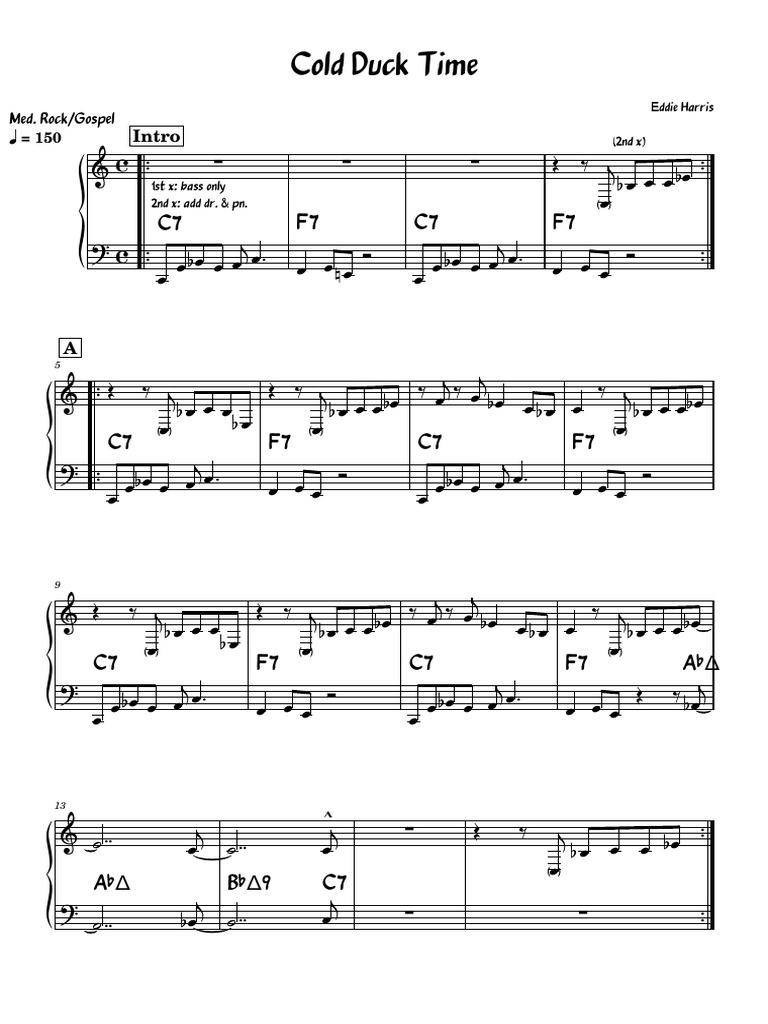 Cold Duck Time | PDF