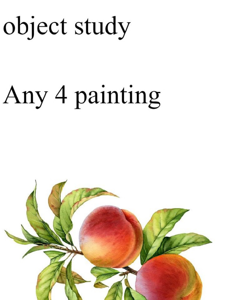 Object Study | PDF