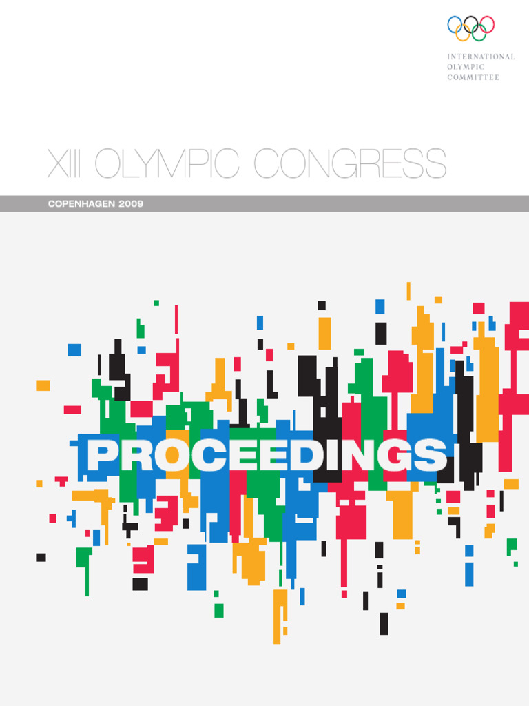 EN XIII Olympic Congress Proceedings | PDF | Games & Activities