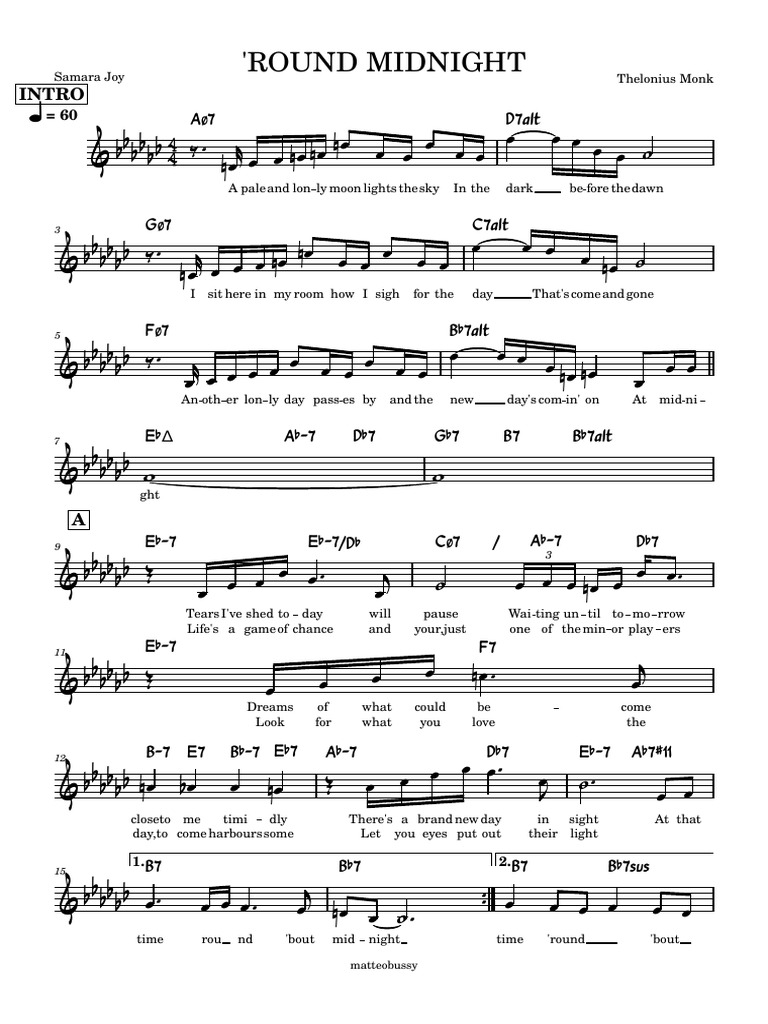 Round Midnight | PDF