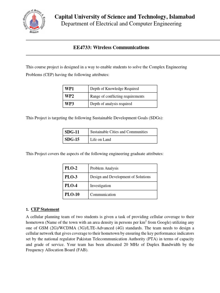 2023-Wireless Communications-CEP-Project | PDF | Cellular Network ...