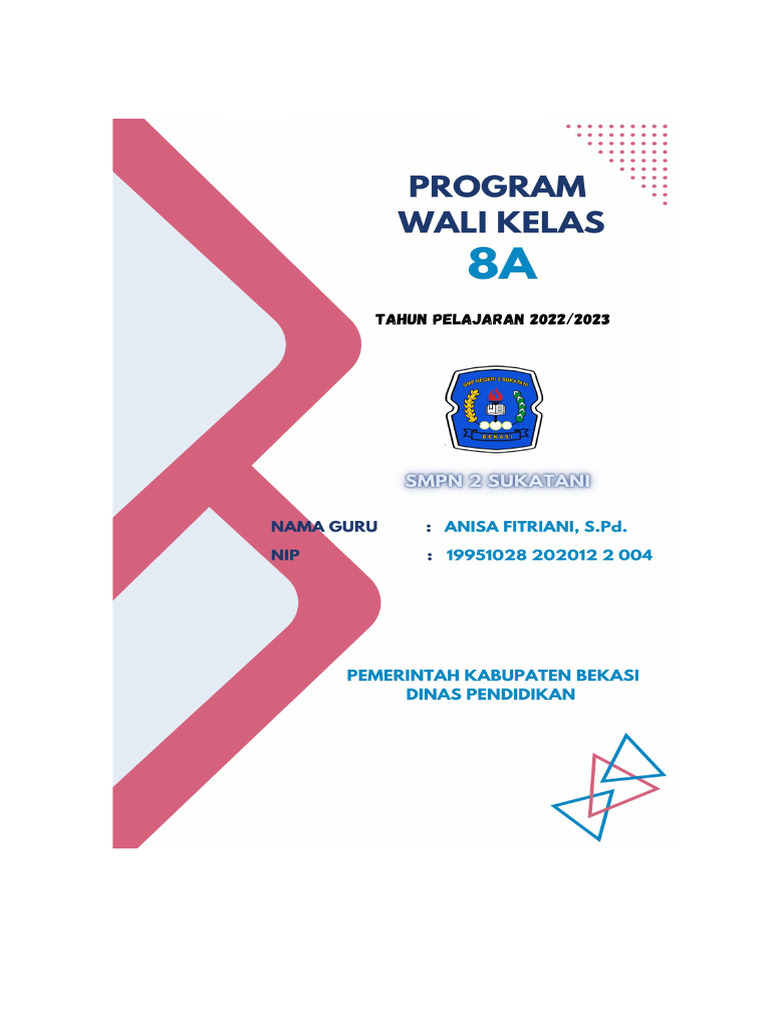 Program Wali Kelas 2022/2023 | PDF
