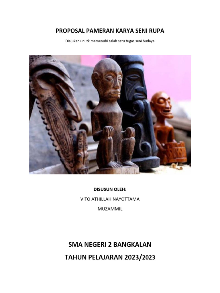 Proposal Pameran Karya Seni Rupa 100 (1) | PDF