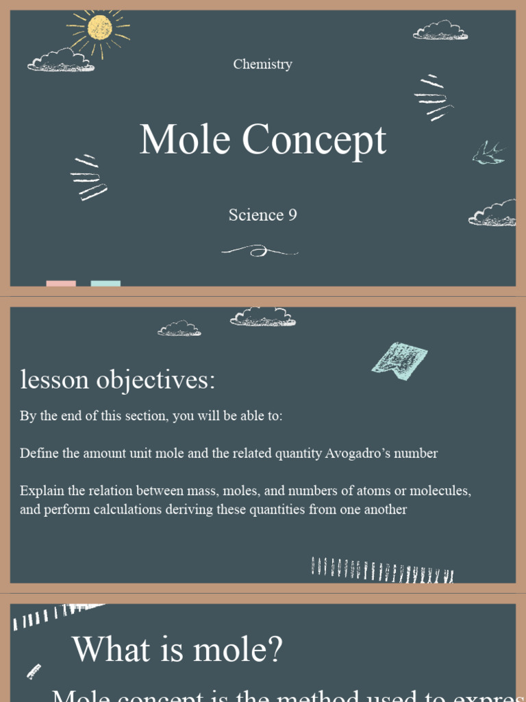 Mole Concept | PDF