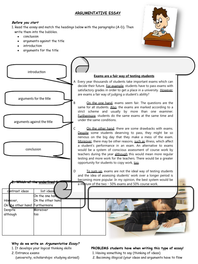 Argumentative Essay Handout Key | Download Free PDF | Essays | Advertising