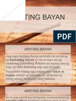 AWITING BAYAN PPT. PRESENTATIONedited | PDF