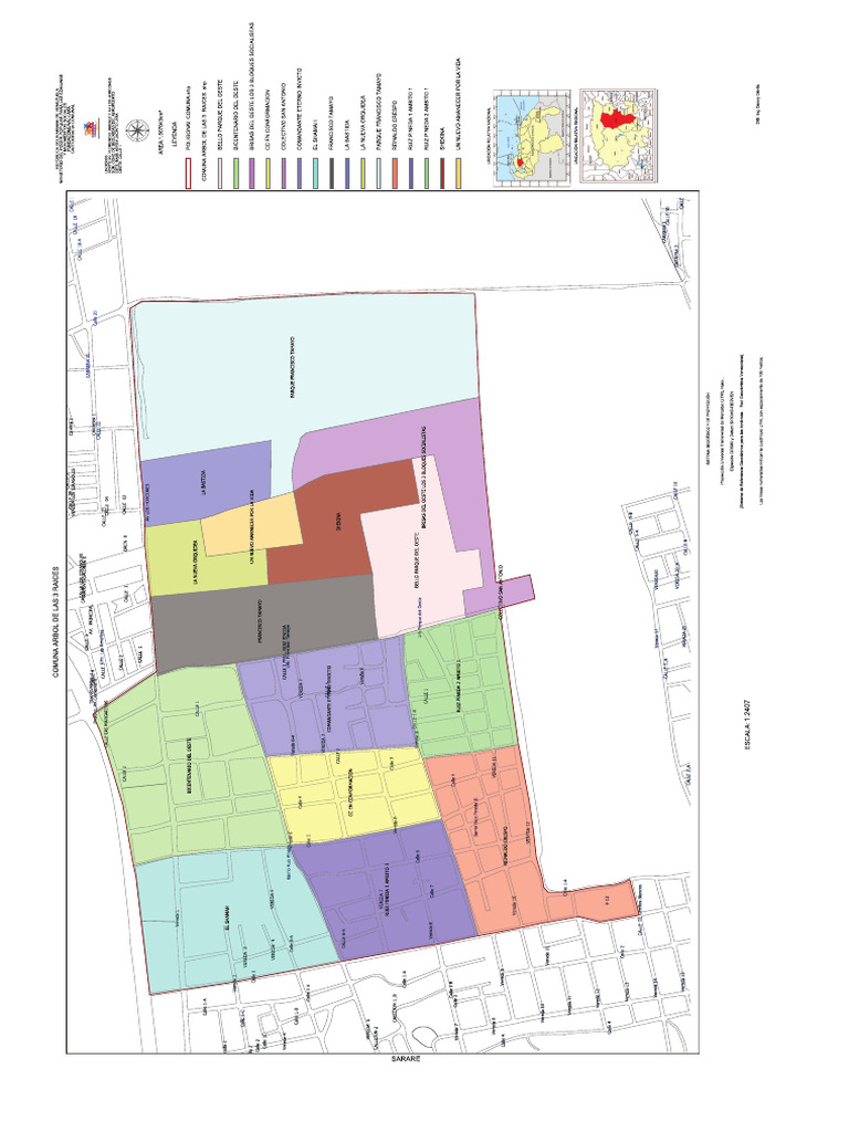Plano Comuna Arbol 3 Raices | PDF