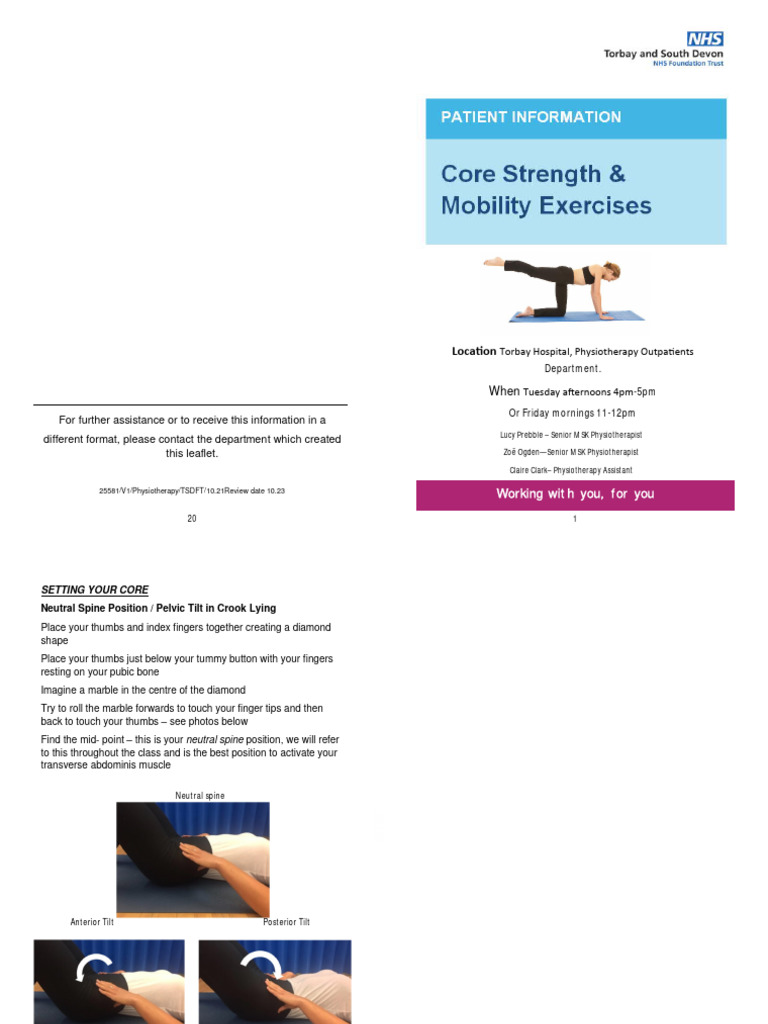 Core muscles | PDF | Pelvis | Abdomen