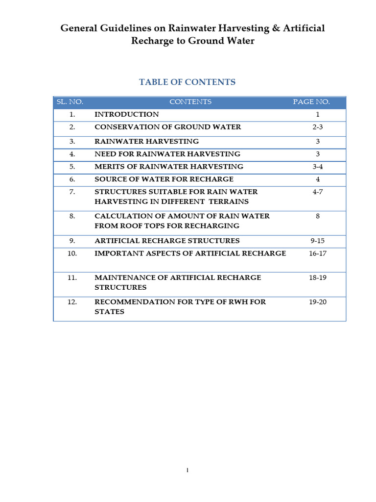 RWH Structures Final | PDF | Sedimentary Rock | Groundwater
