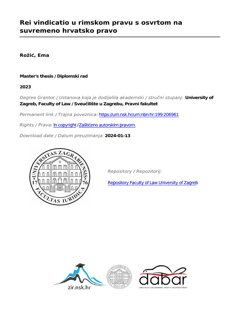 Diplomski Rad - Ema Rozic | PDF