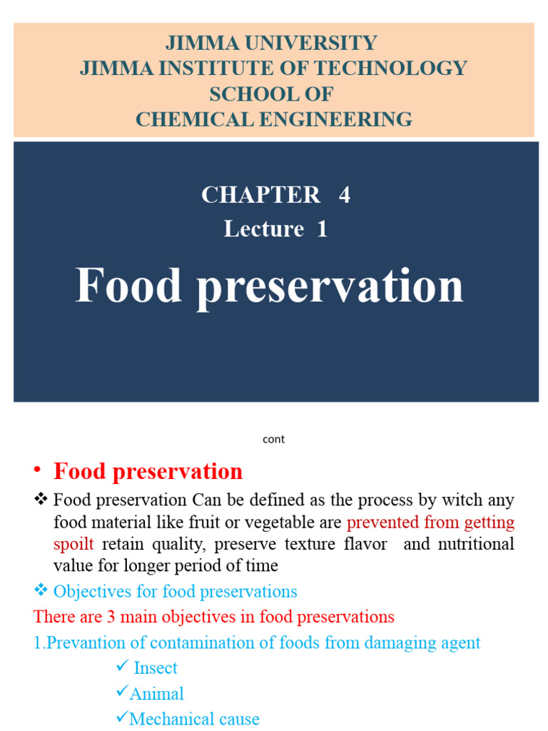 Food Preservation 11 | PDF | Food Preservation | Sterilization ...