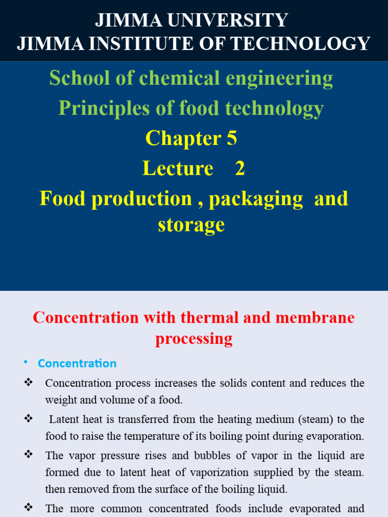 Chapter 5 Lecture 2 | PDF | Membrane | Evaporation