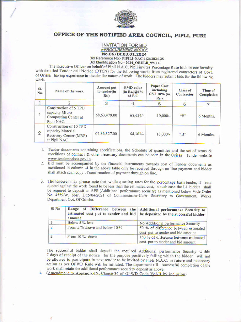 Pipili Nac 19.01.2024 | PDF