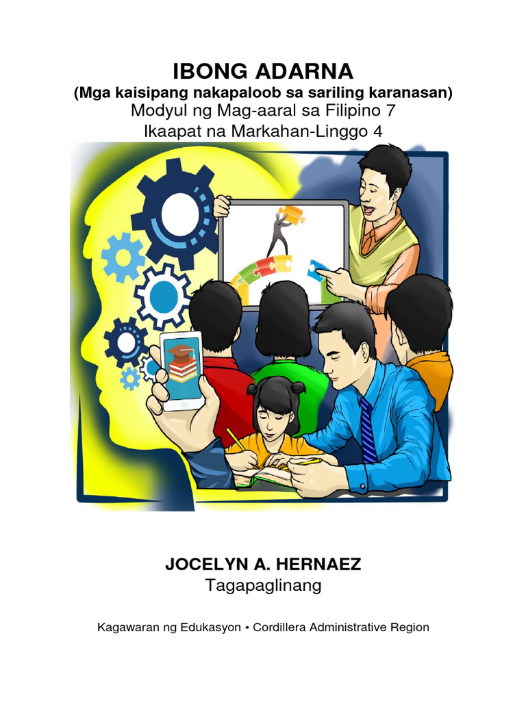 Filipino7 Q4 W4 Mga-Kaisipang-Nakapaloob-Sa-Sariling-Karanasan Hernaez Kalinga V4 | PDF