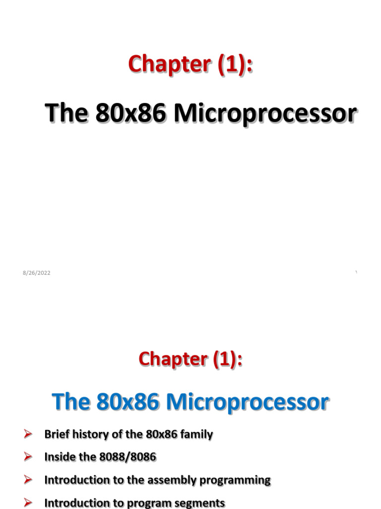 Micro Lecture CH 1 | Download Free PDF | Pointer (Computer Programming) | Assembly Language