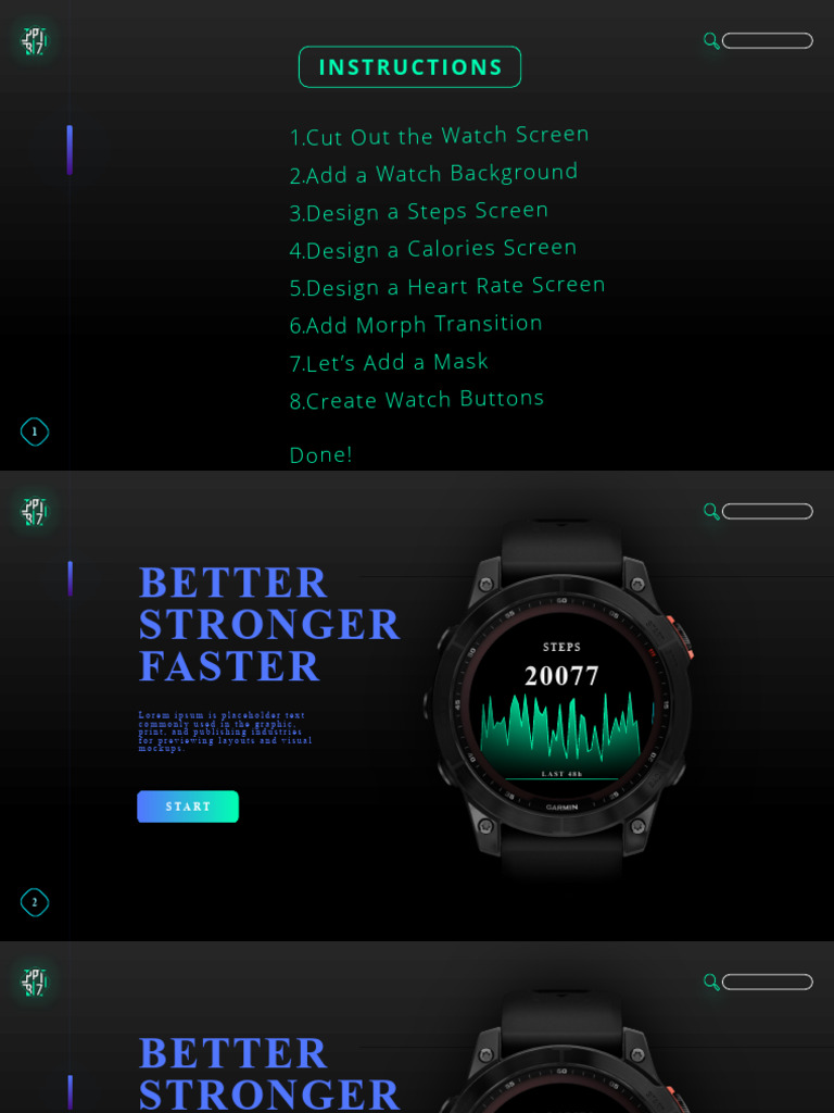 BEST Smartwatch Slide Design | PDF | Business | Computers