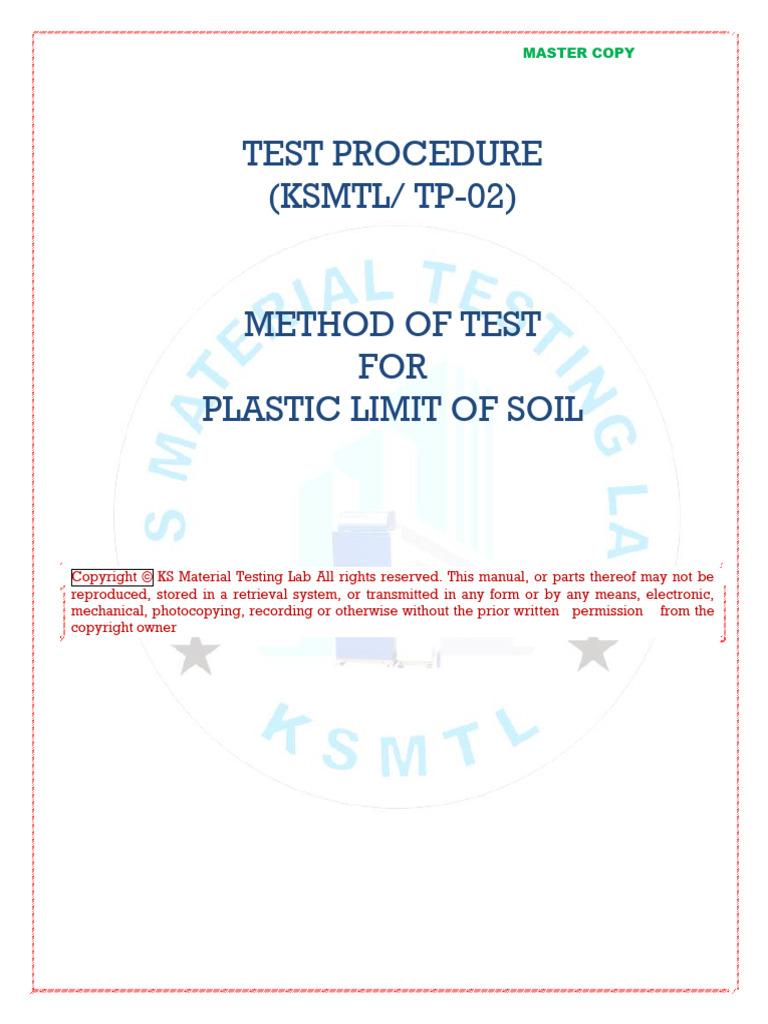 TP-02 Plastic Limit of Soil | PDF | Civil Engineering | Nature