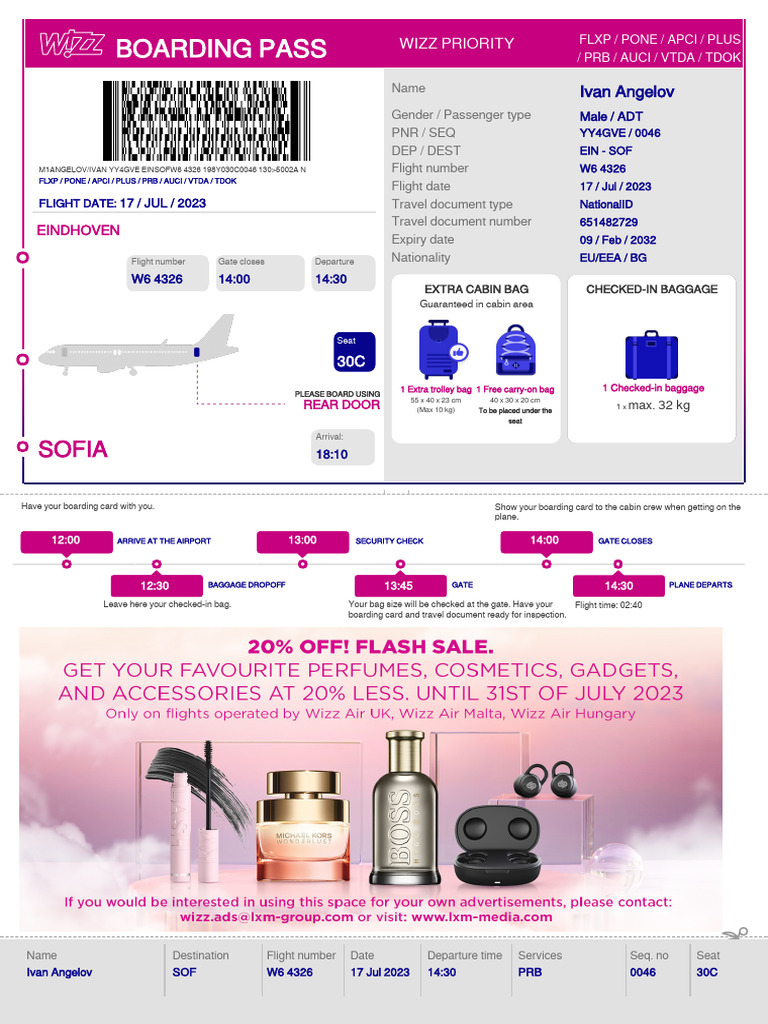 BoardingCard 322030285 EIN SOF | PDF