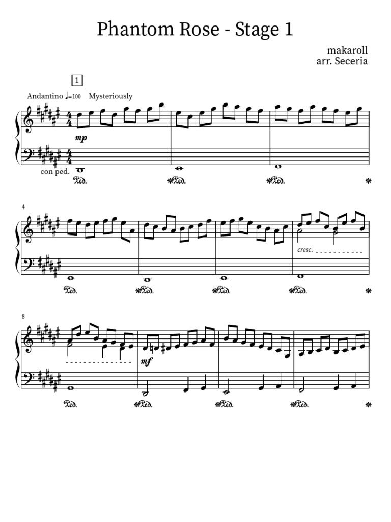 Phantom Rose - Stage 1 | PDF