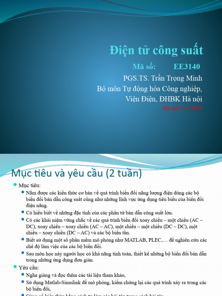 PE CH1 - Modau - CH2 - PTBD | PDF