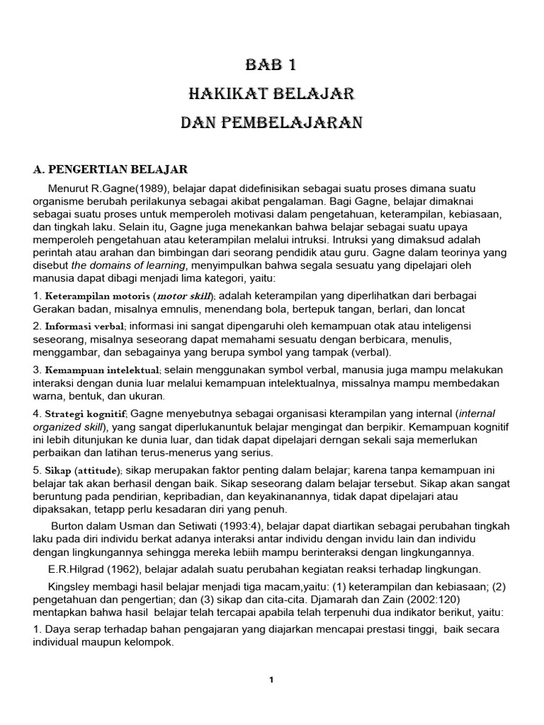 Konsep dan Hasil Belajar | PDF | Karier & Perkembangan | Sains & Matematika