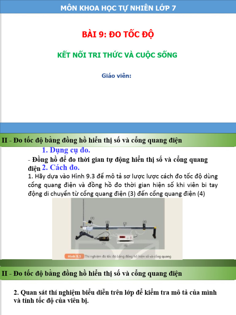 Bai 9. Do Toc Do - Tiet 2 | PDF