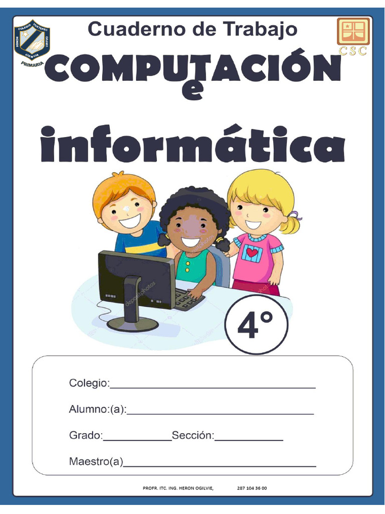 Actividades de Computación 4° Grado | PDF | Software | Informática