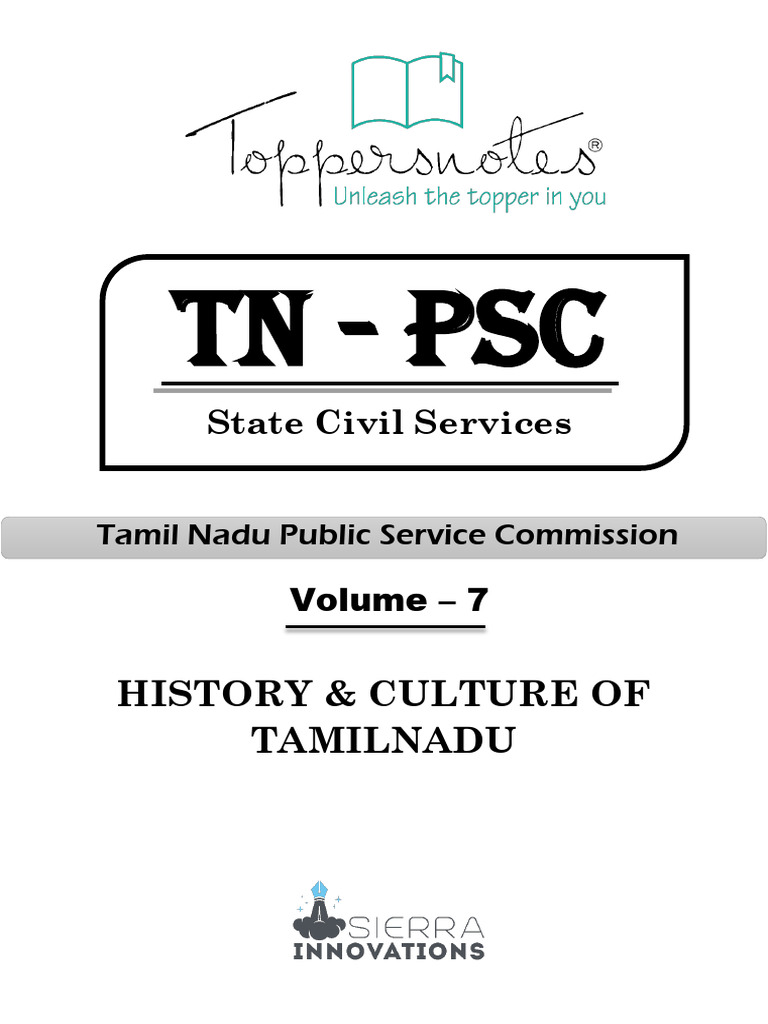 VOLUME 7 History Culture of Tamil TNPSC ENG 12 07 | PDF