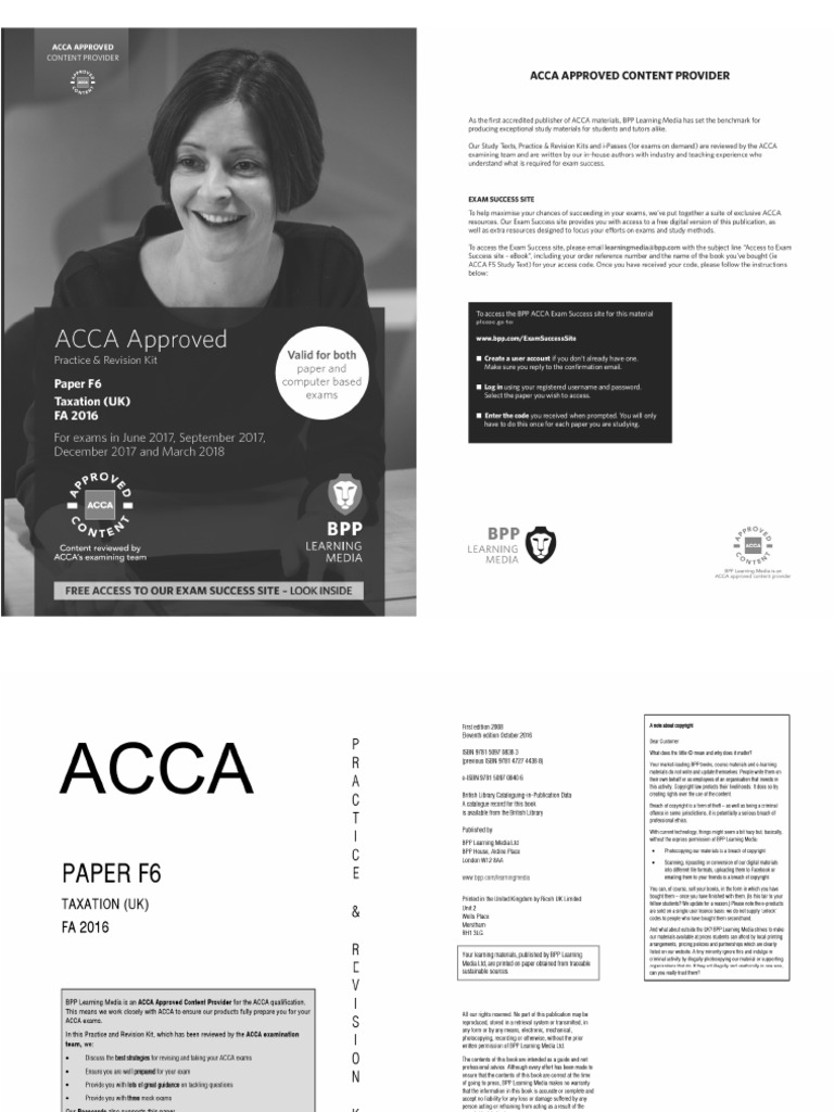 Acca f6 Revision Kit PDF Free | PDF