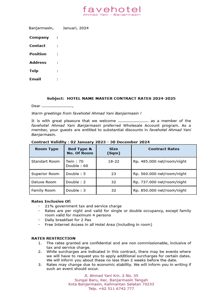 Contract Rate - 2024 | PDF | Payments | Credit Card