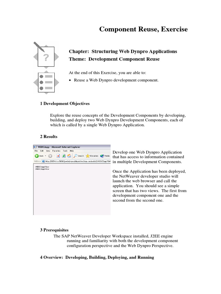 x ComponentReuse EXERCISE | PDF | Computer Engineering | System Software
