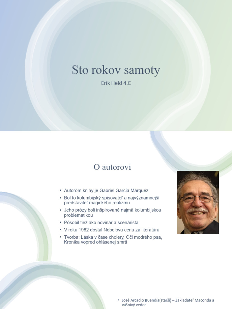 Sto Rokov Samoty | PDF
