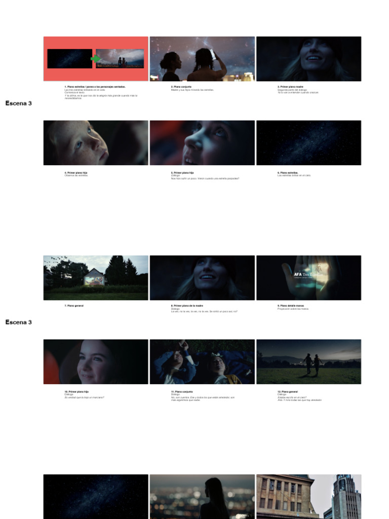 Escena 3 - Shotlist | PDF