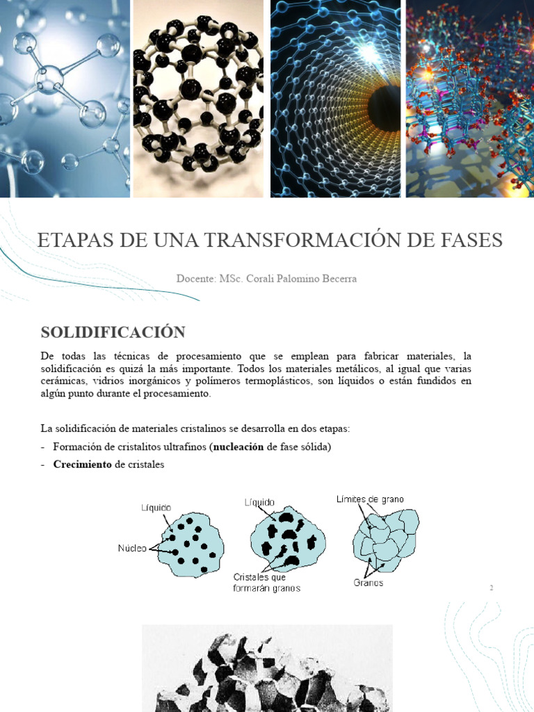 TRANSFORMACIONES DE FASES - NUCLEACIÓN (2) | PDF | Nucleación | Congelación