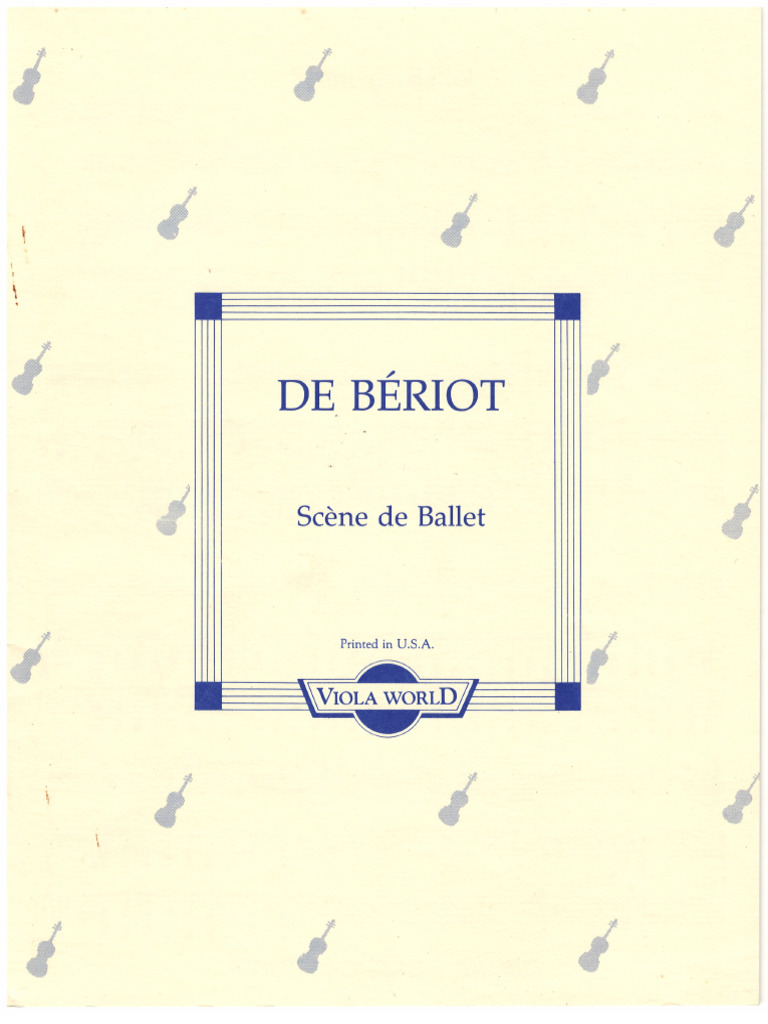 Scene de Ballet | PDF