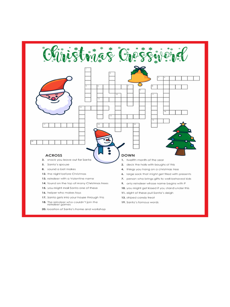 Printable Christmas Brain Teasers 220908.Png | PDF